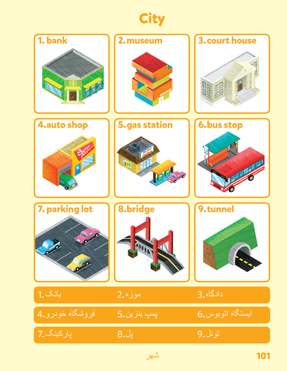 Farsi-English Sesma Children's Bilingual Picture Dictionary